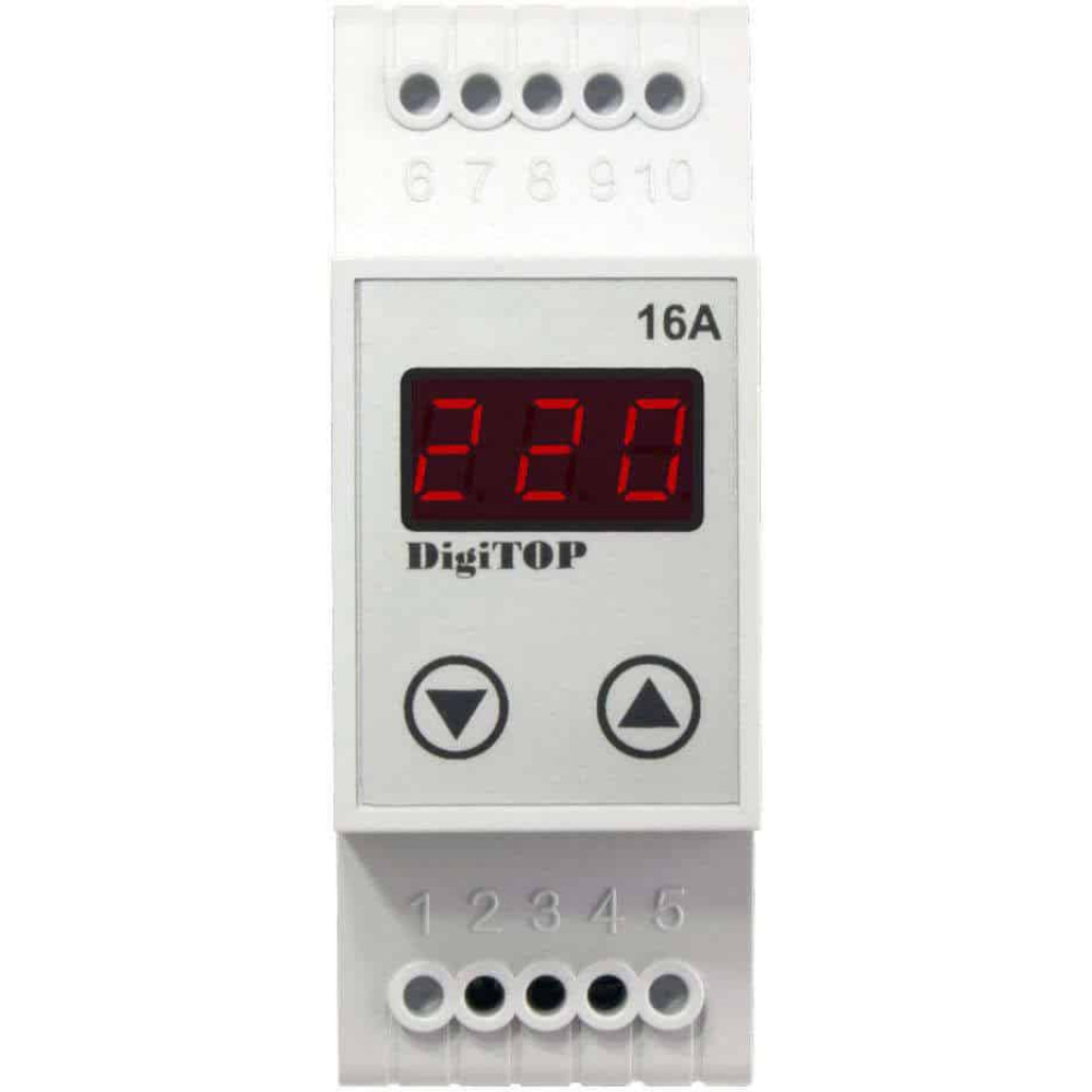 DIGITOP Releu protectie tensiune pe sina DIN 16A VP-16A 380032 - VP-16A ...