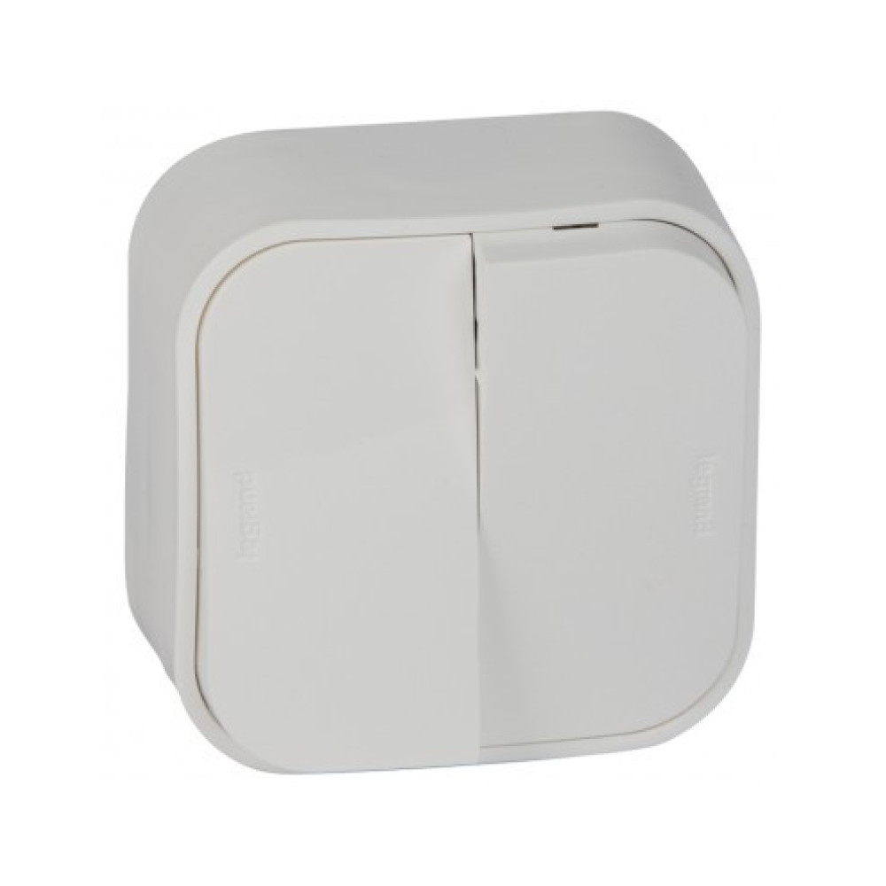 Intrerupator dublu Forix Legrand - montaj aparent - 782402