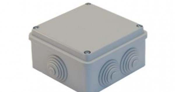 Doza de legatura patrata aplicata, IP54, Courbi - 100x100 - 32-21005-100
